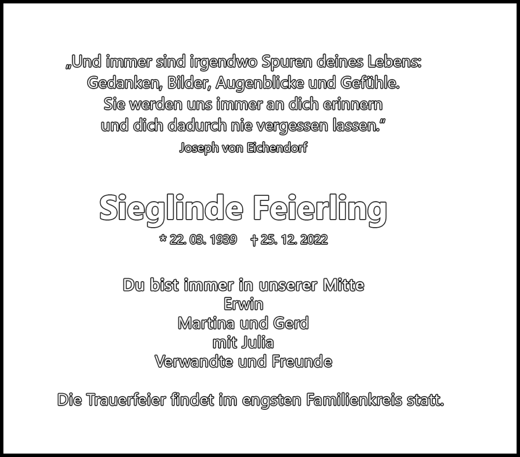 Anzeige suchen und kondolieren - Videotraueranzeigen einfach online erstellen auf traueranzeigen.de