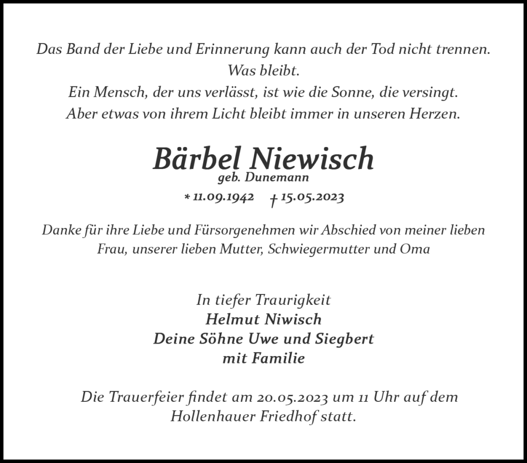 Anzeige suchen und kondolieren - Videotraueranzeigen einfach online erstellen auf traueranzeigen.de